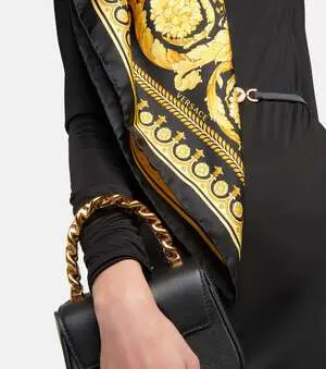 Versace Barocco Silk Scarf - Multicoloured