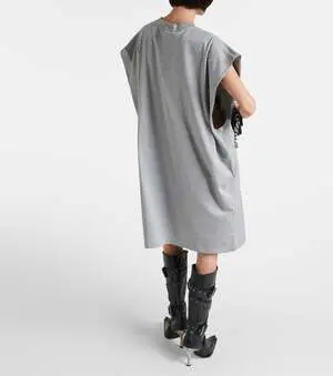 Y/project Logo Cotton Jersey Minidress