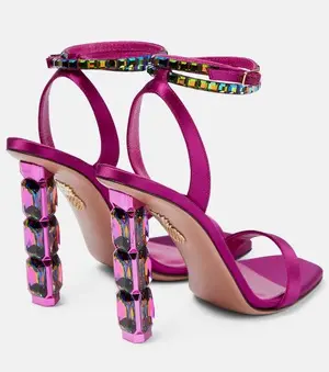 AQUAZZURA Aura Embellished Sandals