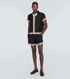 BODE Taureau Printed Silk Boxers