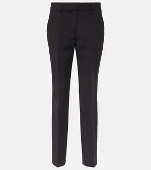 Gabriela Hearst Black Wash Pants For Women