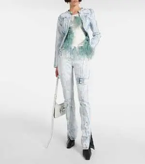 Acne Studios Printed Denim Jacket
