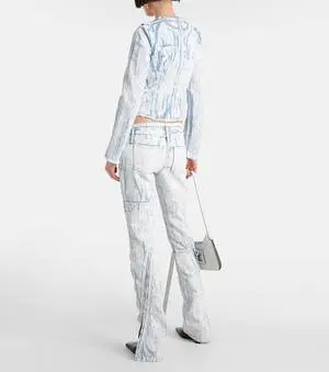 Acne Studios Printed Denim Jacket