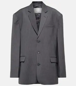 THE FRANKIE SHOP Gelso Oversized Blazer - Grey