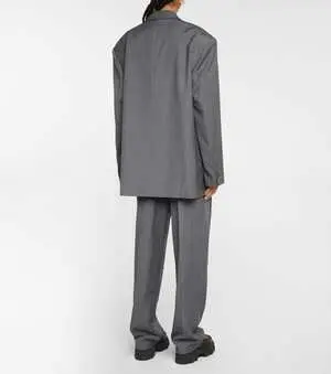 THE FRANKIE SHOP Gelso Oversized Blazer - Grey