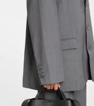 THE FRANKIE SHOP Gelso Oversized Blazer - Grey