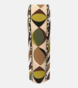 Emilio Pucci Silk Mini Skirt - Black