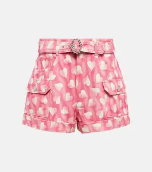 Alessandra Rich Loose Fit Shorts For Women