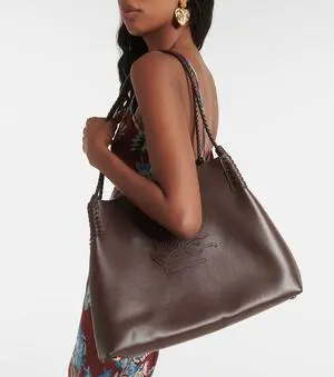 Etro Libra Medium Leather Tote Bag