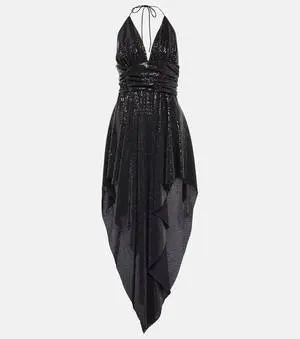 Alexandre Vauthier Sequined Halterneck Minidress