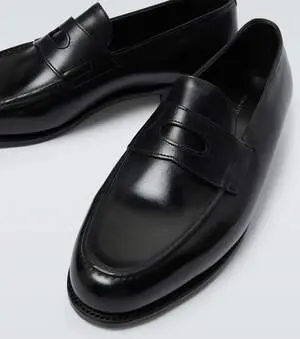 John Lobb Lopez Loafers - Black