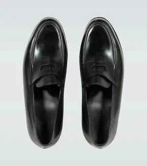 John Lobb Lopez Loafers - Black
