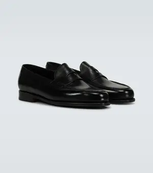 John Lobb Lopez Loafers - Black