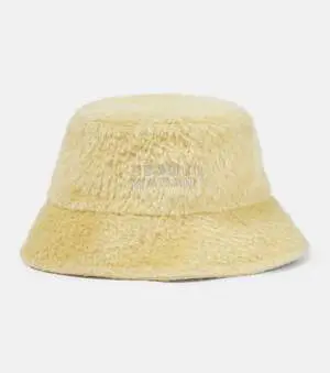 Isabel Marant Étoile Denji Embroidered Bucket Hat - Beige
