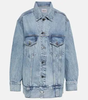 Khaite Grizzo Denim Trucker Jacket