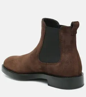 TOD'S Suede Chelsea Boots - Brown