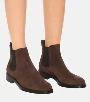 TOD'S Suede Chelsea Boots - Brown