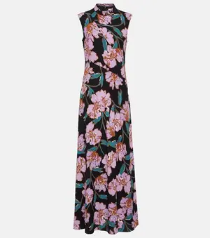 Diane Von Furstenberg Edie Floral Maxi Dress - Multicoloured