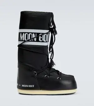 Moon Boot Icon Nylon Boots - Black