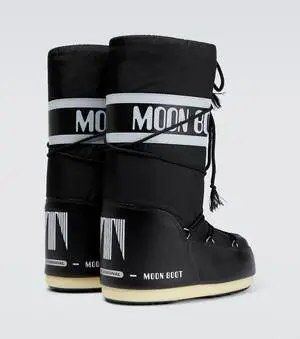 Moon Boot Icon Nylon Boots - Black