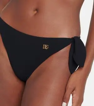 Dolce & Gabbana Logo Print Bikini Bottom - Multicoloured