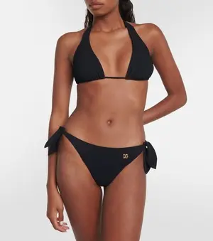 Dolce & Gabbana Logo Print Bikini Bottom - Multicoloured