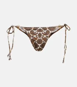 BANANHOT Paisley Printed Bikini Bottom - Multicoloured