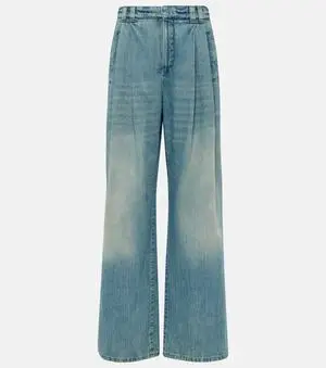 Brunello Cucinelli High-rise Wide-leg Jeans