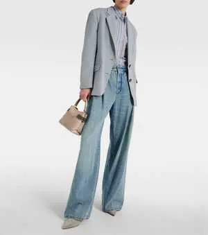Brunello Cucinelli High-rise Wide-leg Jeans