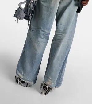 Balenciaga Mid-rise Wide-leg Jeans