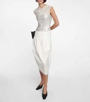 JACQUES WEI Sequined Midi Dress
