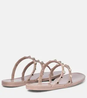 Valentino Garavani Rockstud Pvc Thong Sandals