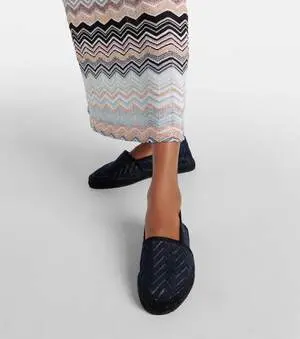 Missoni Elle Zig Zag Espadrilles - Blue