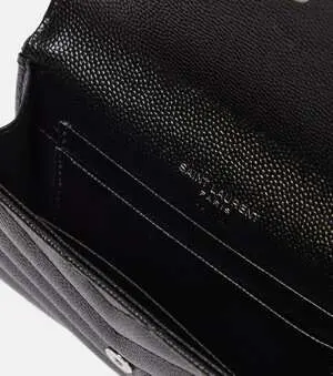 Saint Laurent Monogram Small Leather Wallet