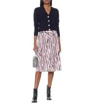 Baum Und Pferdgarten Senga Tiger-print Midi Skirt