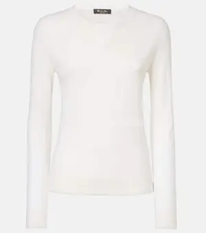Loro Piana Piuma Cashmere Crewneck Sweater