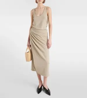 Vince Jersey Wrap Skirt