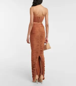 Alex Perry Preston Ruched Top