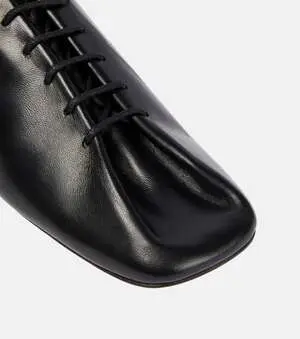 LEMAIRE Leather Derby Shoes - Black