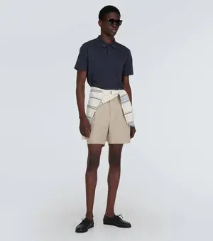Sunspel Riviera Cotton Polo Shirt - Blue