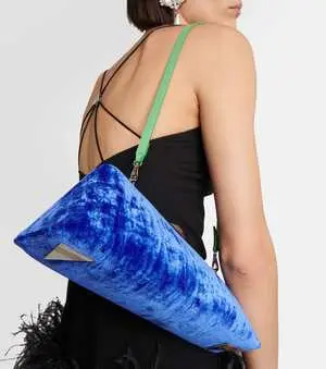 Attico Velvet Clutch