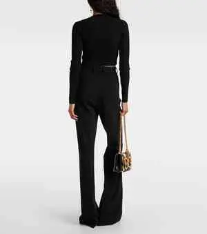 Dolce & Gabbana Ribbed-knit Cropped Cardigan
