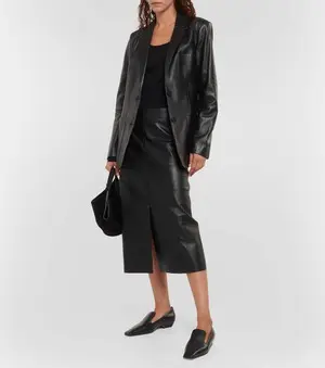 JOSEPH Jacques Leather Blazer