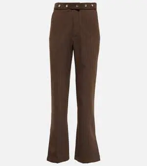 JACQUES WEI High-rise Straight Pants