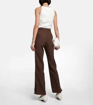 JACQUES WEI High-rise Straight Pants