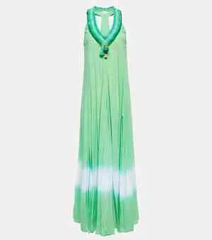 Poupette St Barth Nava Tie-dye Maxi Dress