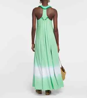 Poupette St Barth Nava Tie-dye Maxi Dress