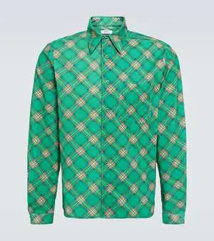 ERL Checked Cotton Corduroy Shirt