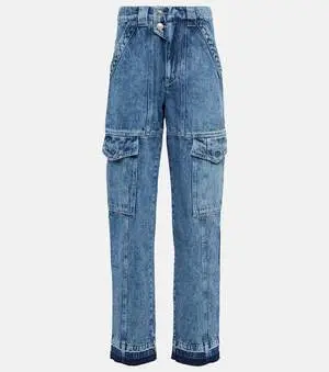 MARANT ETOILE Vayoneo High-waisted Jeans - Blue