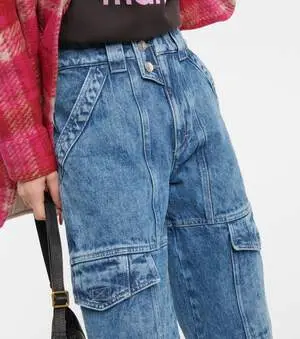 MARANT ETOILE Vayoneo High-waisted Jeans - Blue